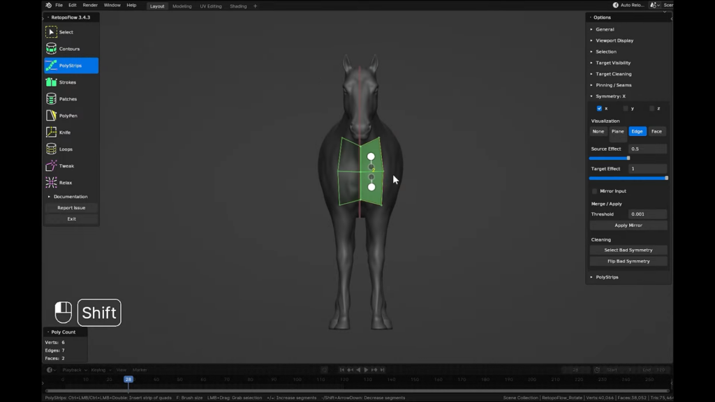 Retopoflowの使い方 – JAMES MEMO