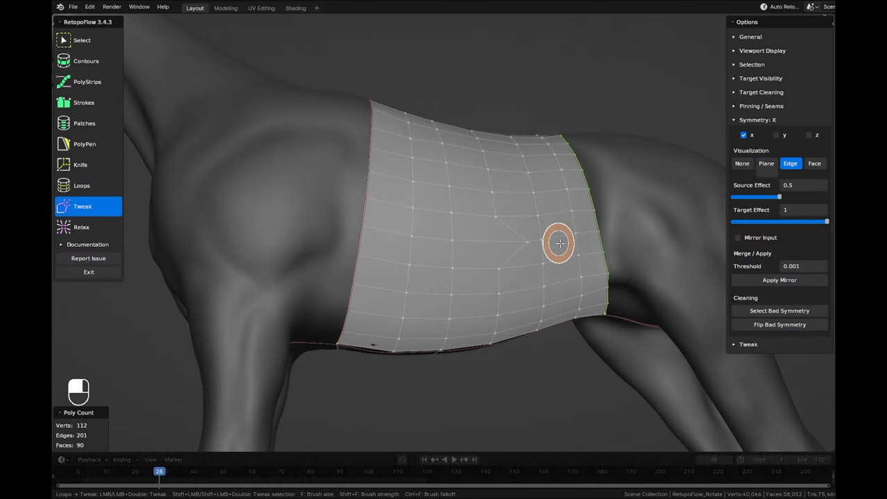 Retopoflowの使い方 – JAMES MEMO