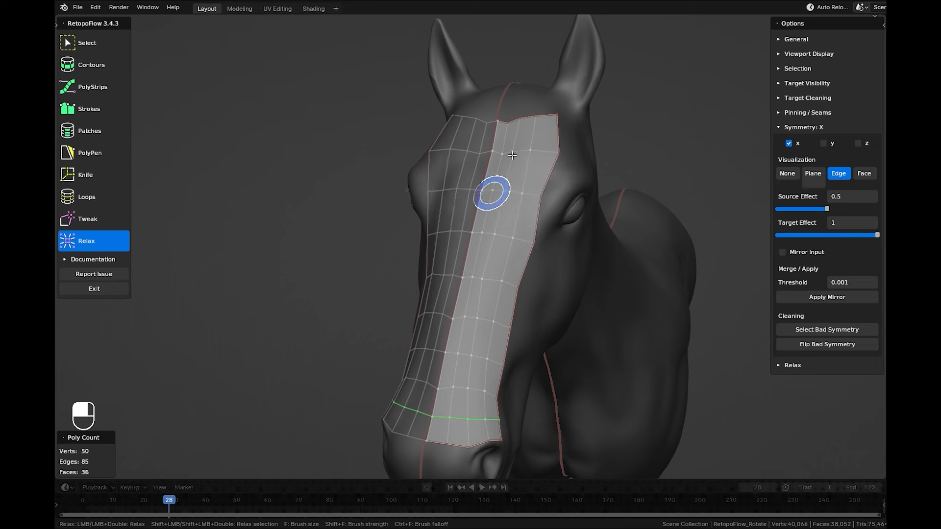 Retopoflowの使い方 – JAMES MEMO