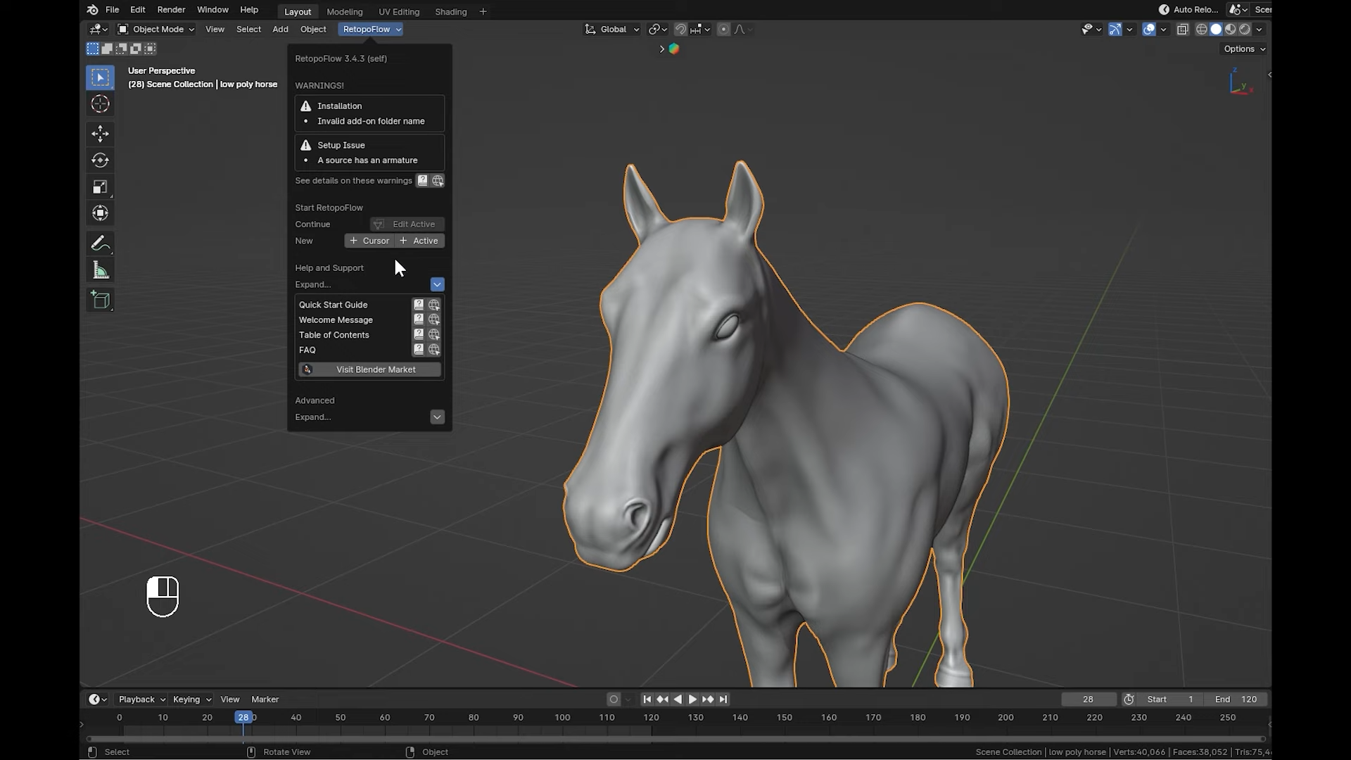 Retopoflowの使い方 – JAMES MEMO