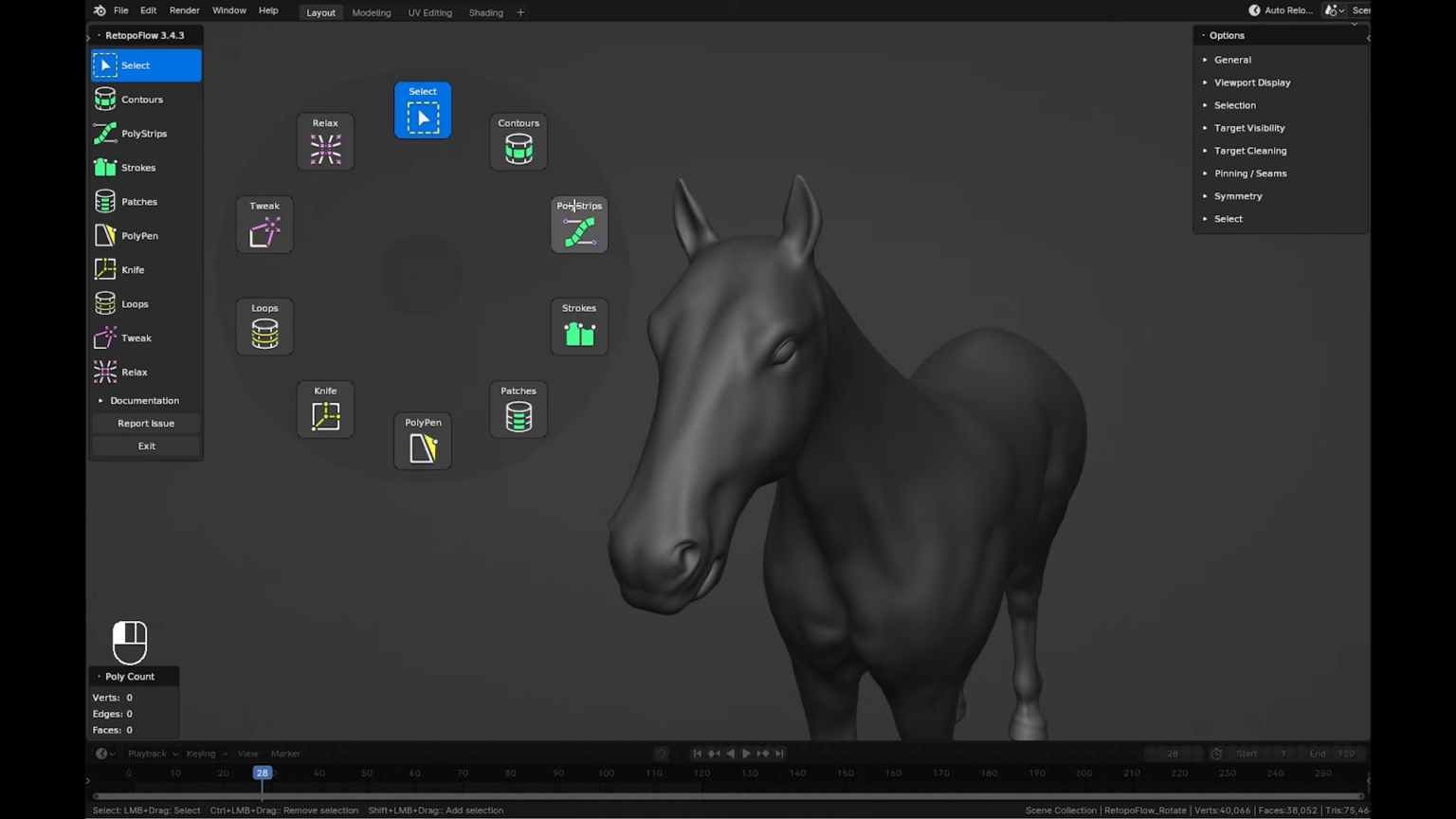 Retopoflowの使い方 – JAMES MEMO