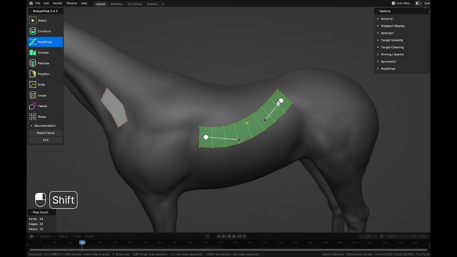 Retopoflowの使い方 – JAMES MEMO