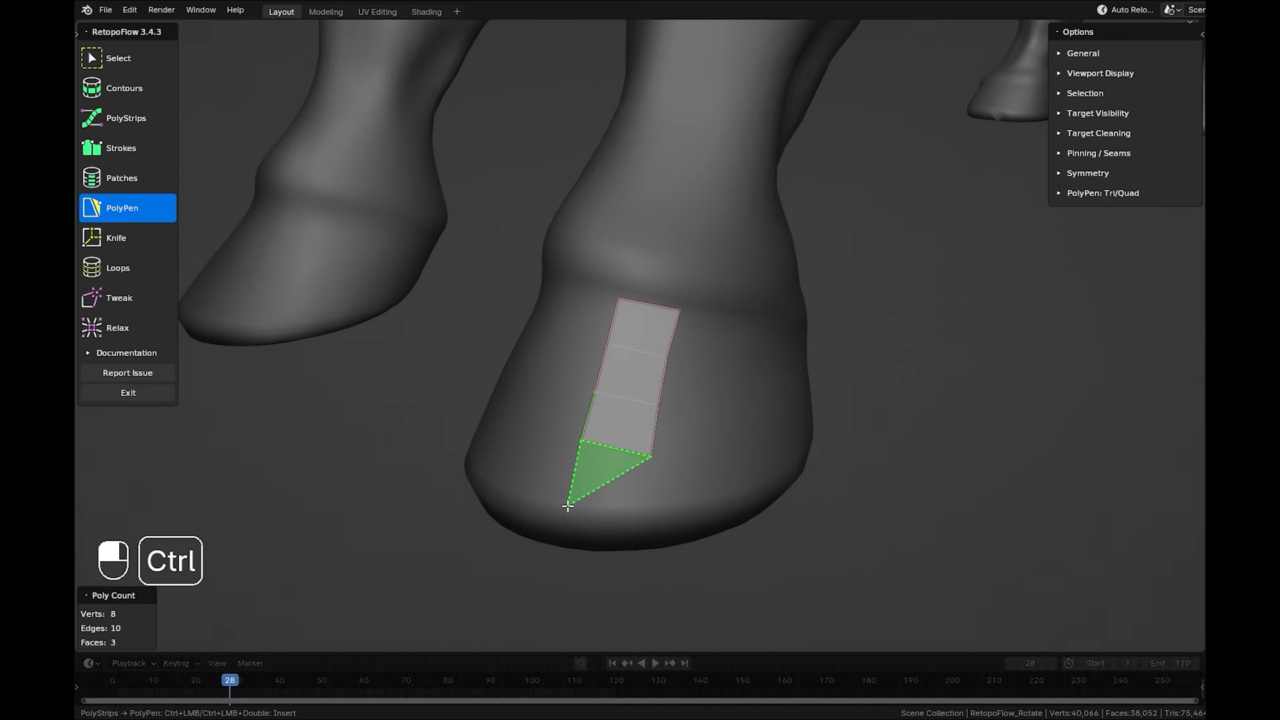 Retopoflowの使い方 – JAMES MEMO