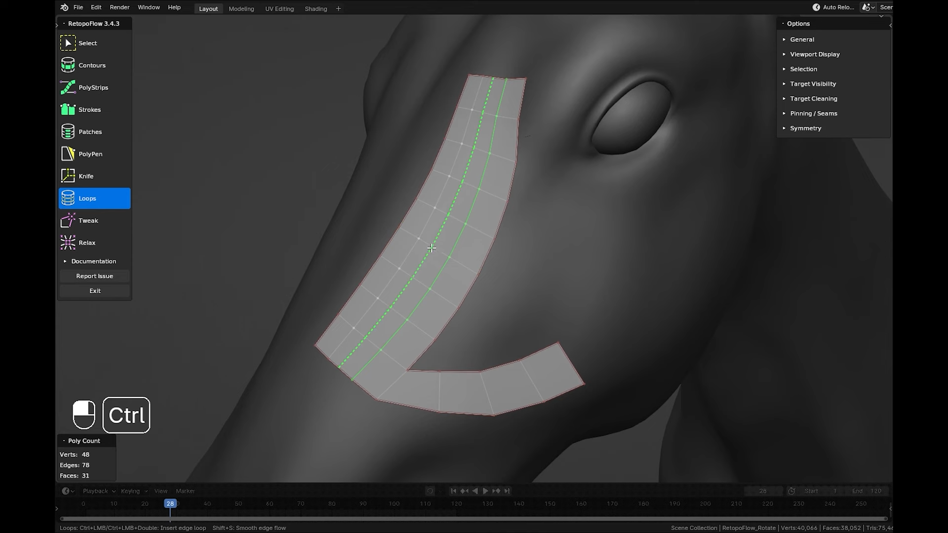 Retopoflowの使い方 – JAMES MEMO